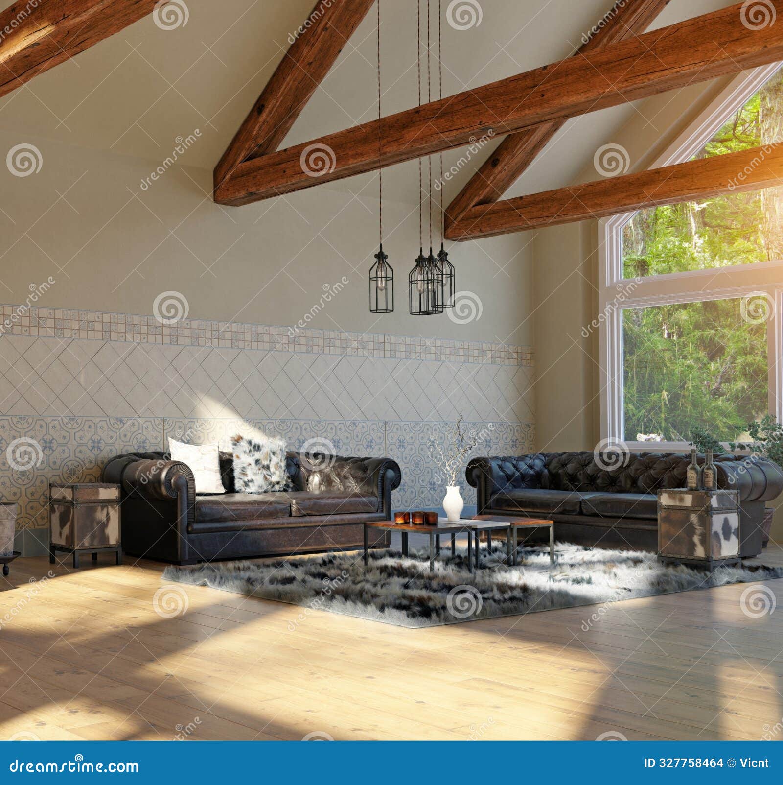 3D Luxury House Bell Template In Circular Shape. Stock Image ...