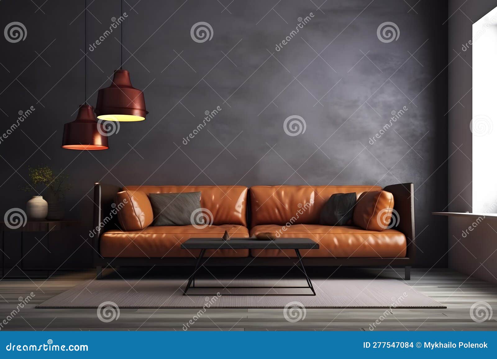 Modern Luxury Interior. Neural Network AI Generated Stock Illustration ...