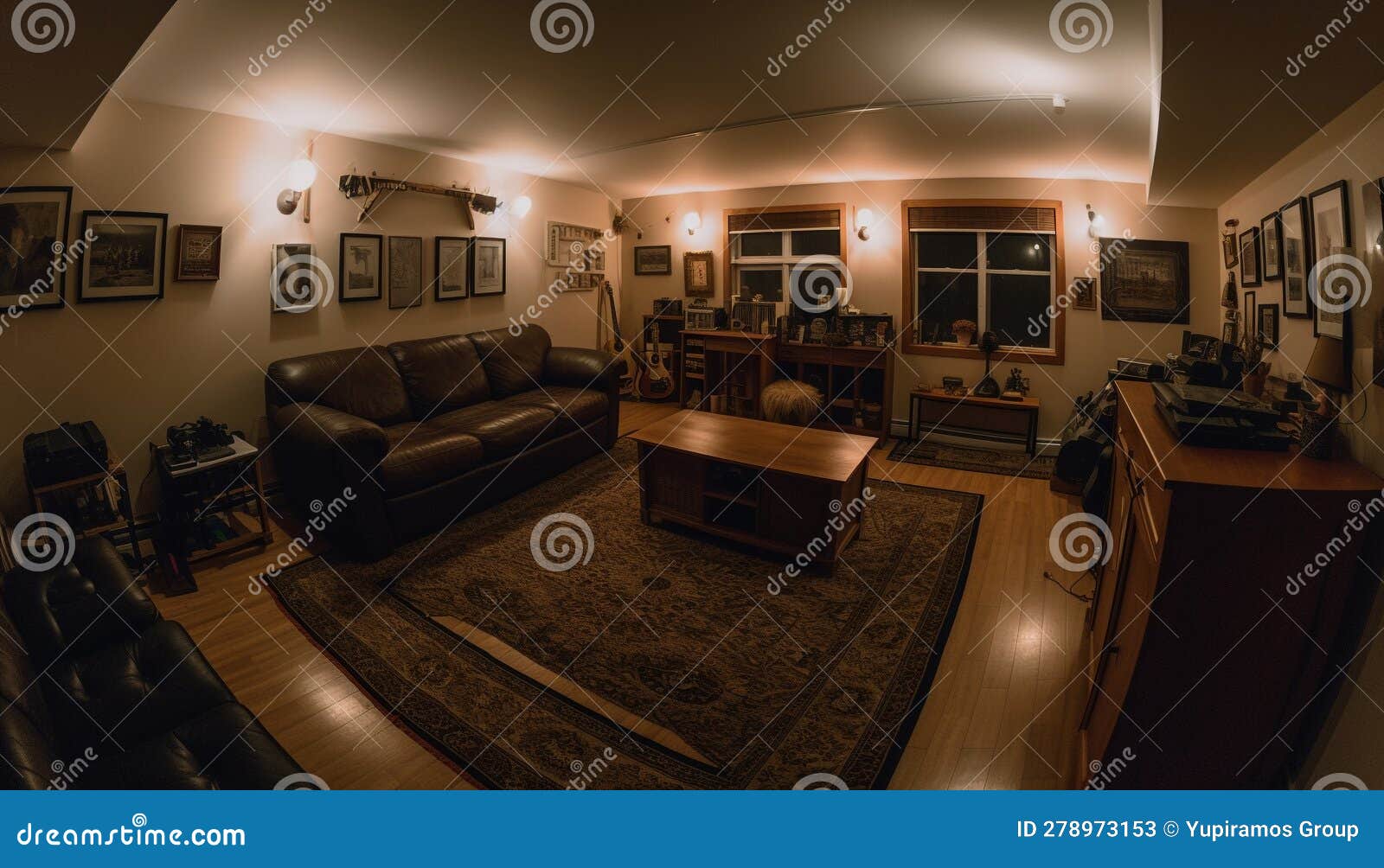 Modern Luxury Living Room with Comfortable Sofa and Elegant Design ...