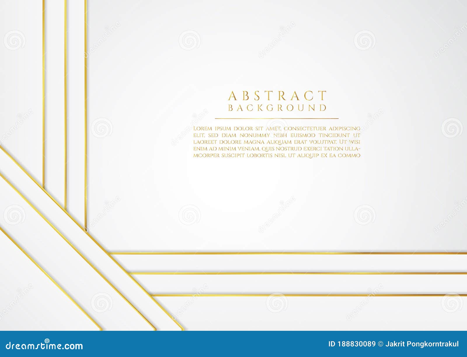 Luxury Overlap Square Shape Design Gold Metallic And White Background ...