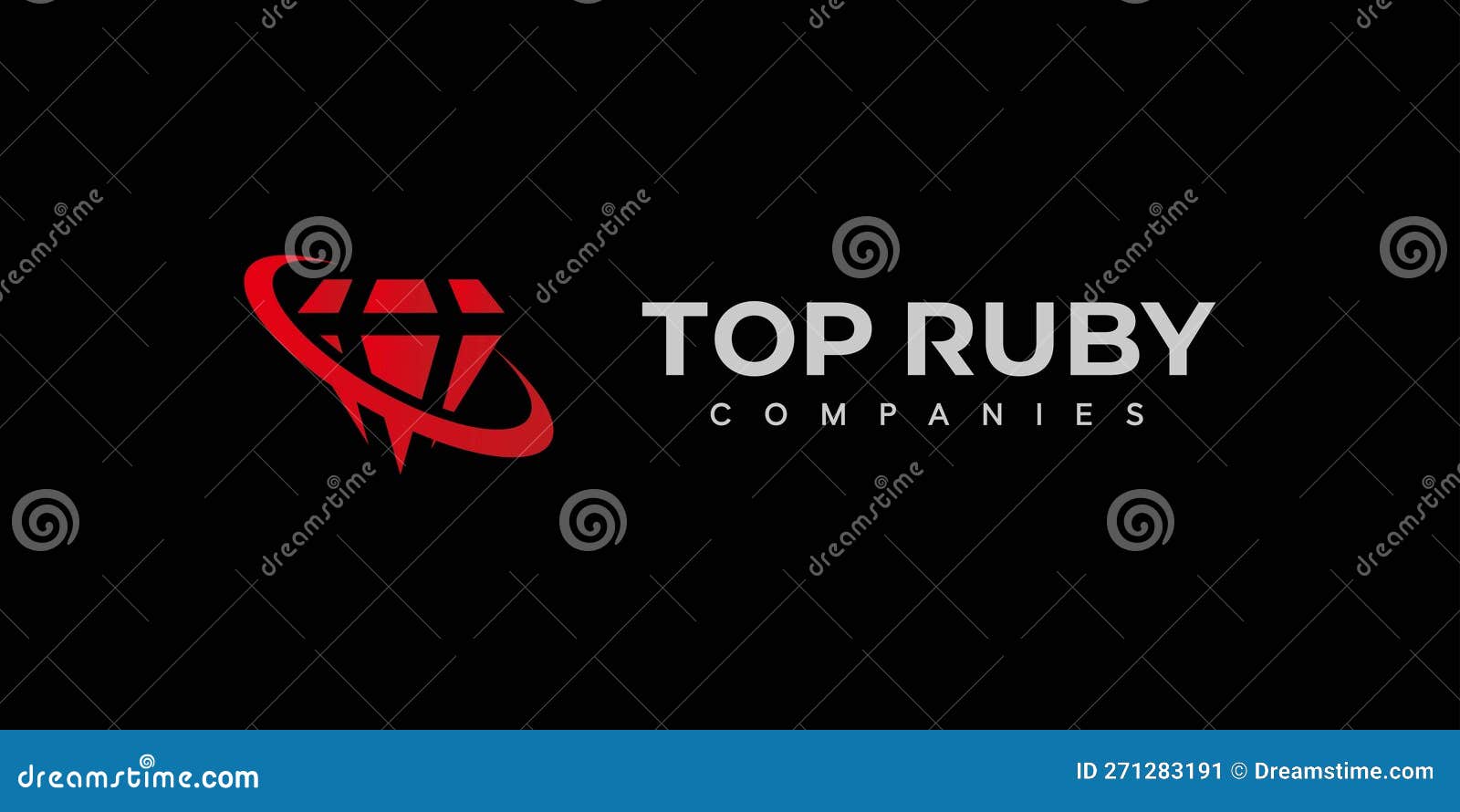Modern and Luxury Ruby Logo Design Stock Vector - Illustration of ...