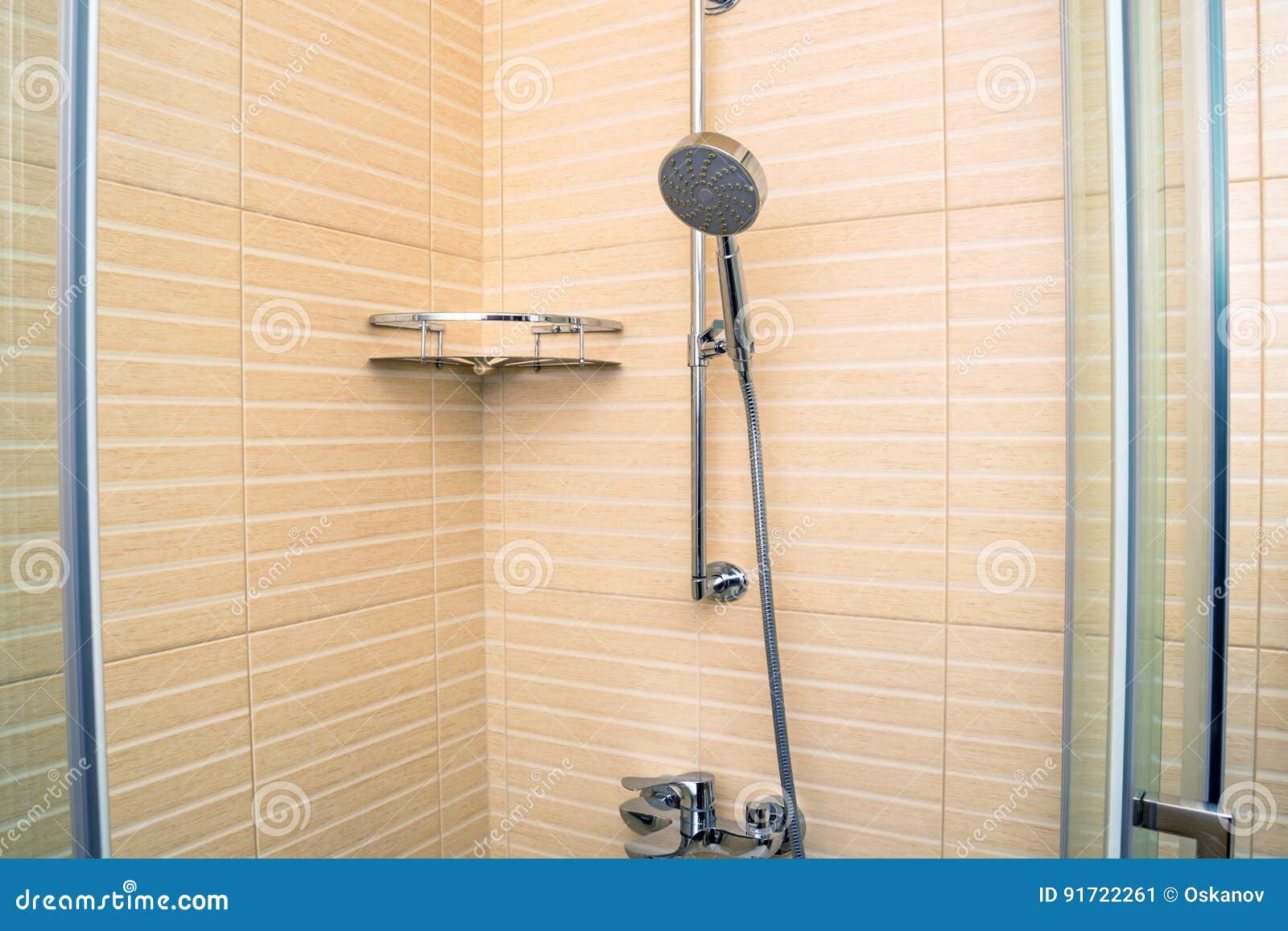 Modern luxury shower booth stock image. Image of clean - 91722261