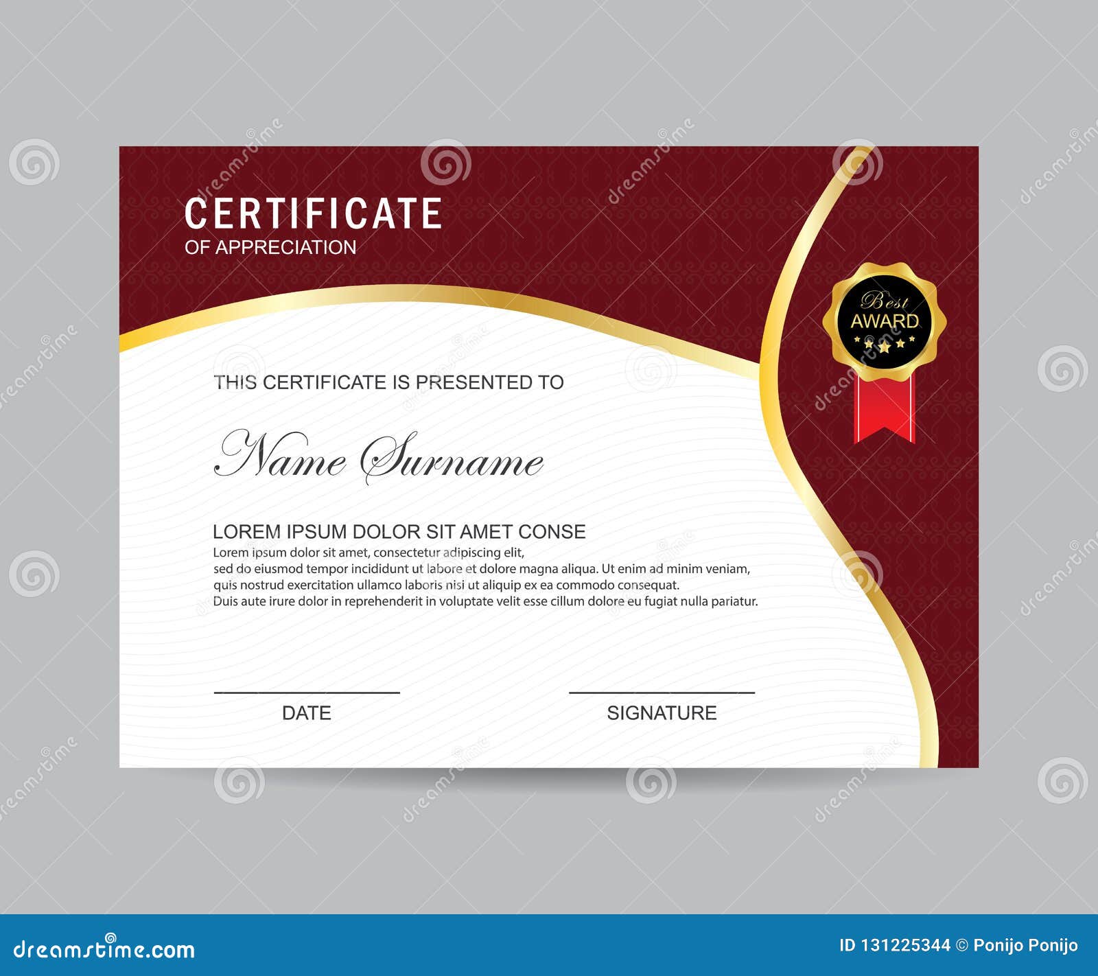 Modern Certificate Template and Luxury Stock Vector - Illustration of ... Modern Certificate Template and Luxury Stock Vector - Illustration of ...