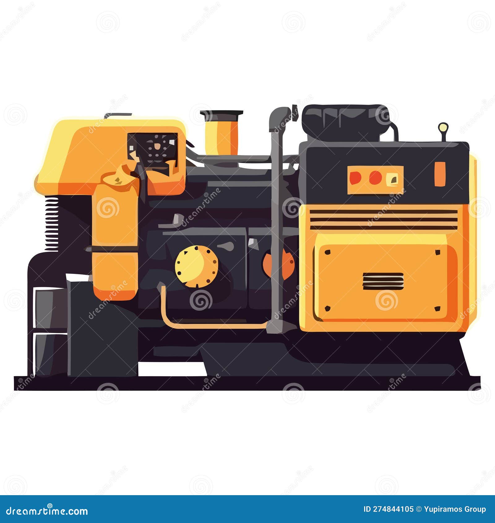 Modern Machinery Symbolizes the Engineering Industry Creativity Stock ...