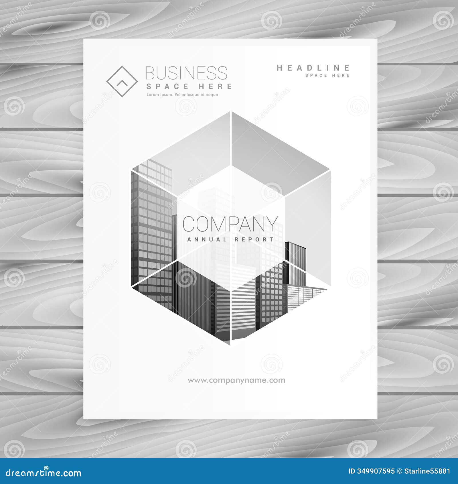 Modern Magazine Cover Page Design in Size A4 Stock Vector ...