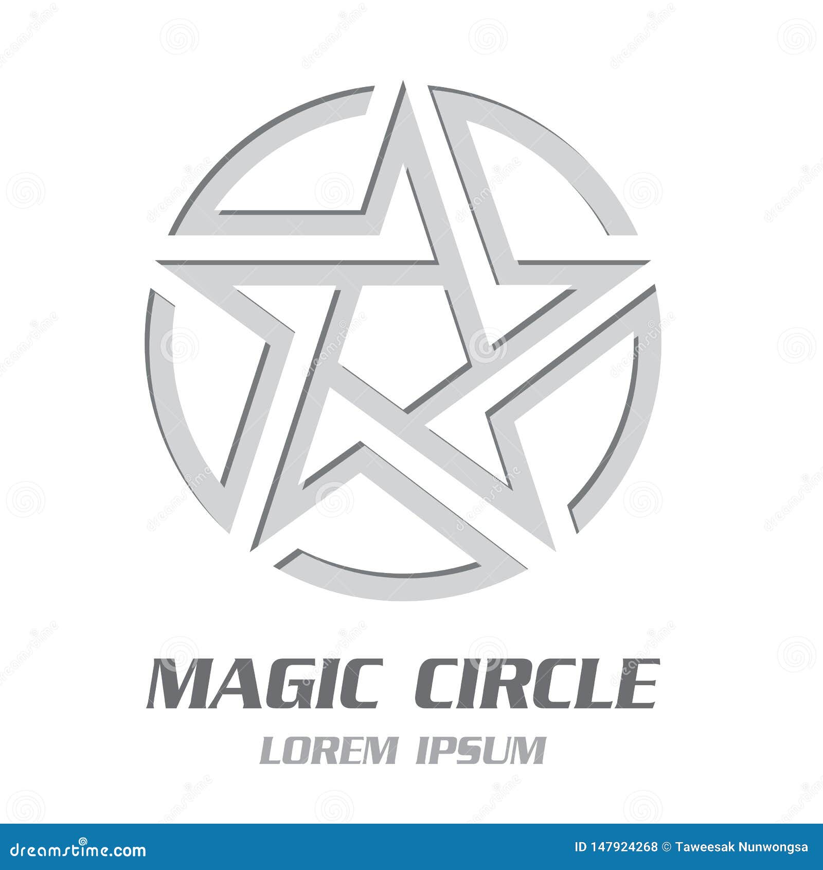Modern Magic Symbol Emblem. Vector Illustration Stock Vector ...