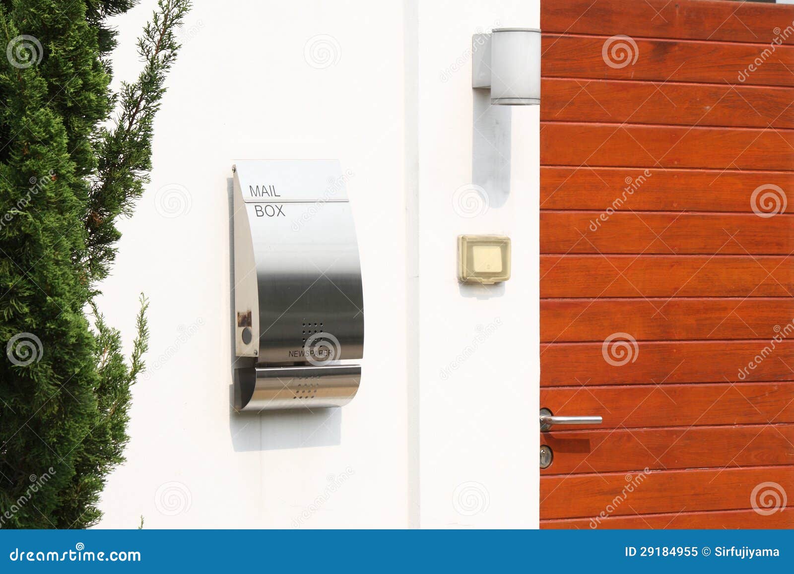 Modern mail box stock image. Image of receive, green - 29184955