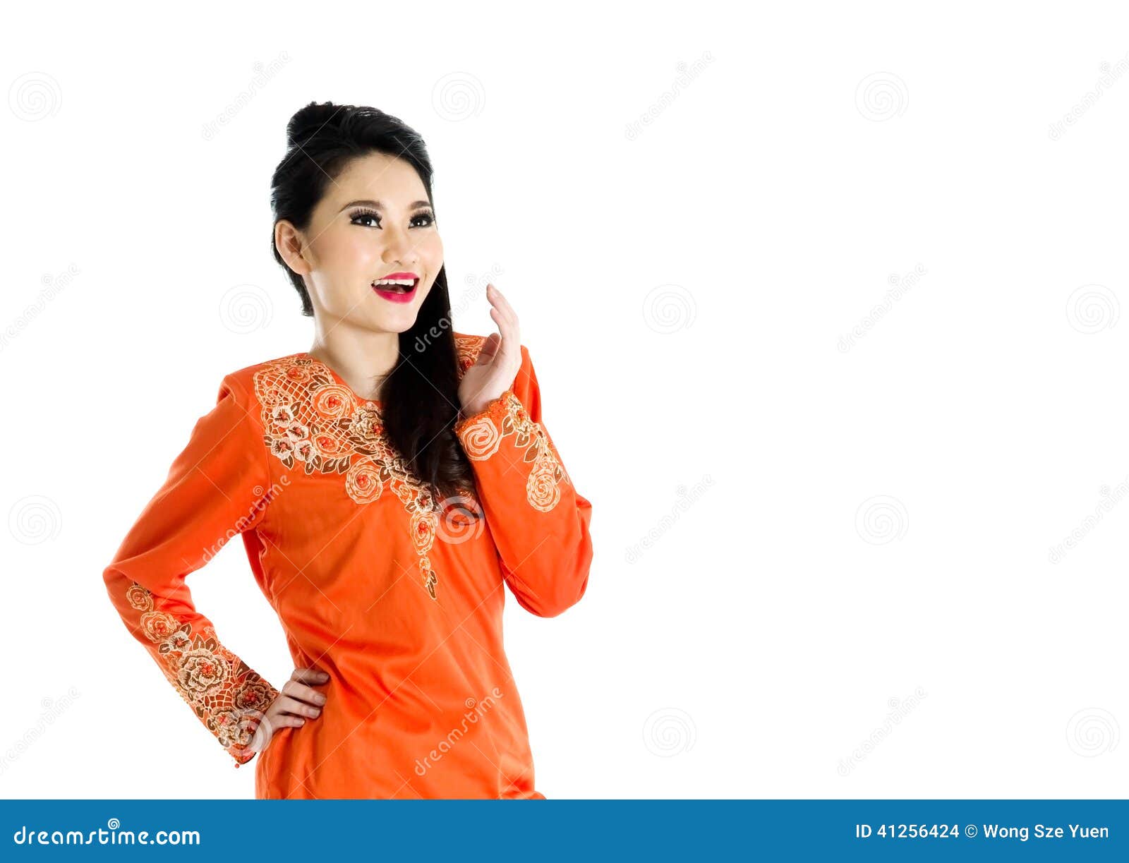 Modern malay woman stock photo. Image of fashion, asian - 41256424