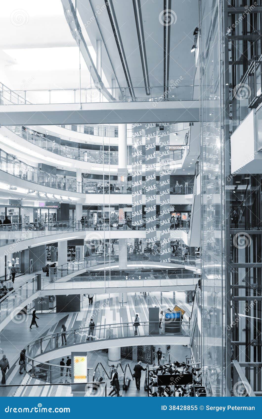 Modern mall editorial image. Image of merchandise, business - 38428855