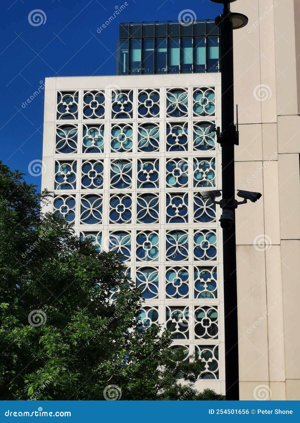 Modern Manchester Architecture of Glass Steel and Concrete Stock Photo ...