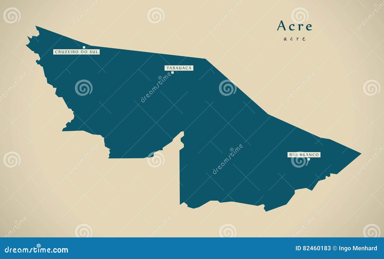 Modern Map - Acre BR Brazil Royalty-Free Stock Photography ...