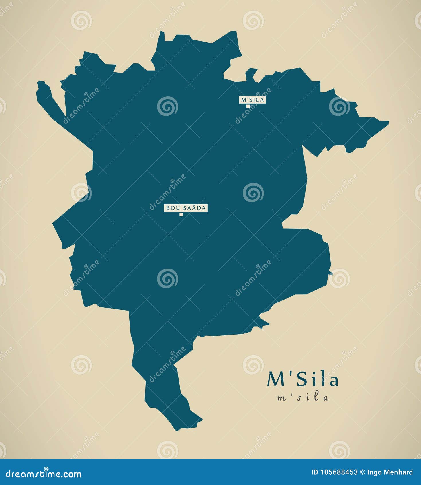 Map City Of Al-Sila Vector Design, National Borders And Important ...
