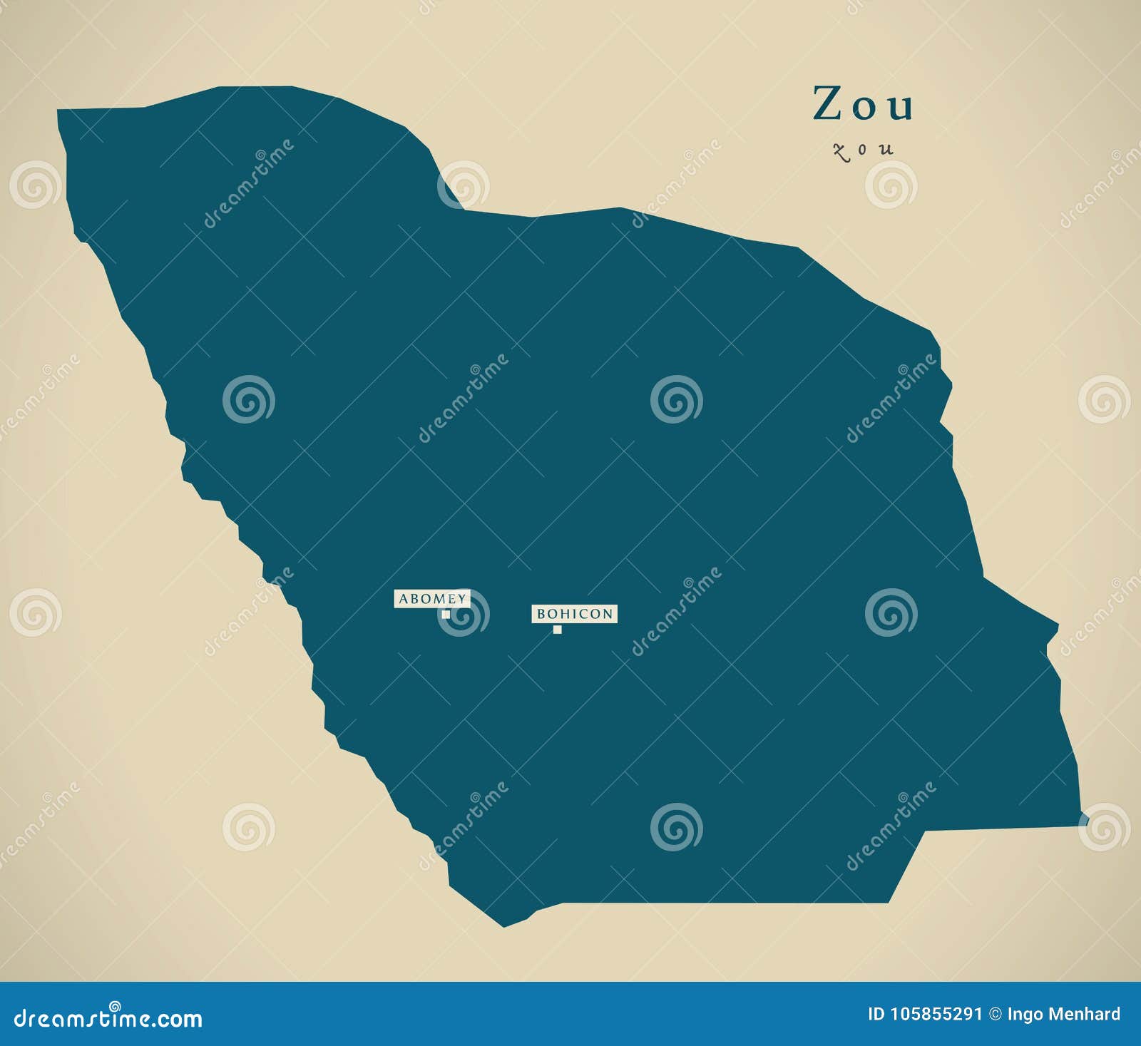 Modern Map - Zou BJ stock illustration. Illustration of division ...