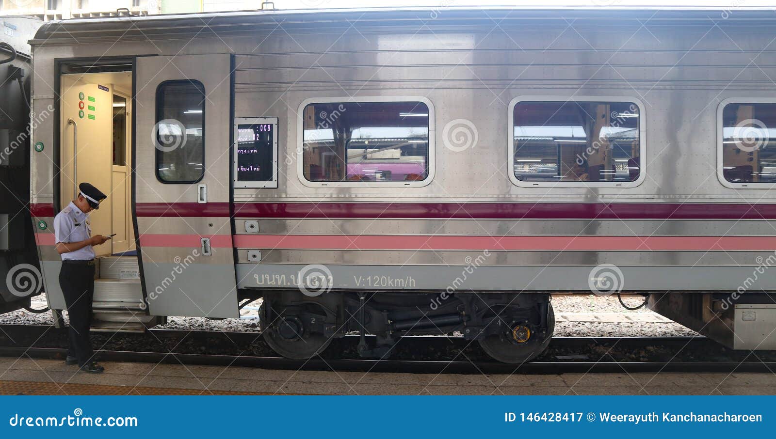 Modern Mass Train Bangkok Thailand for Passengers Transportation ...