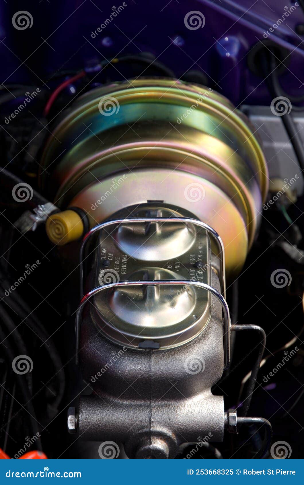 Modern Master Cylinder Power Braker System Stock Image - Image of ...