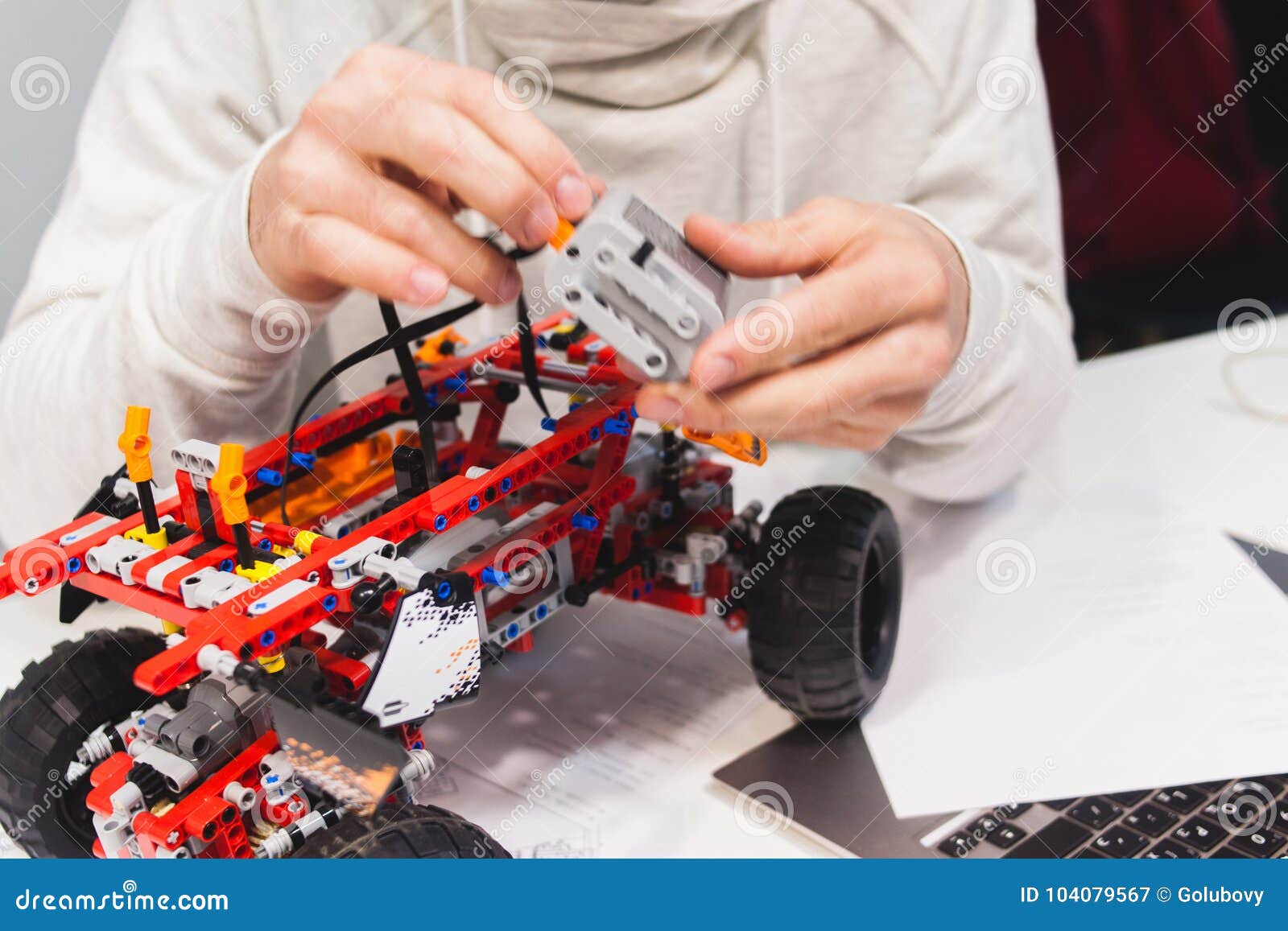 Modern Mechatronics Robotic Construstor Creation Editorial Photography ...