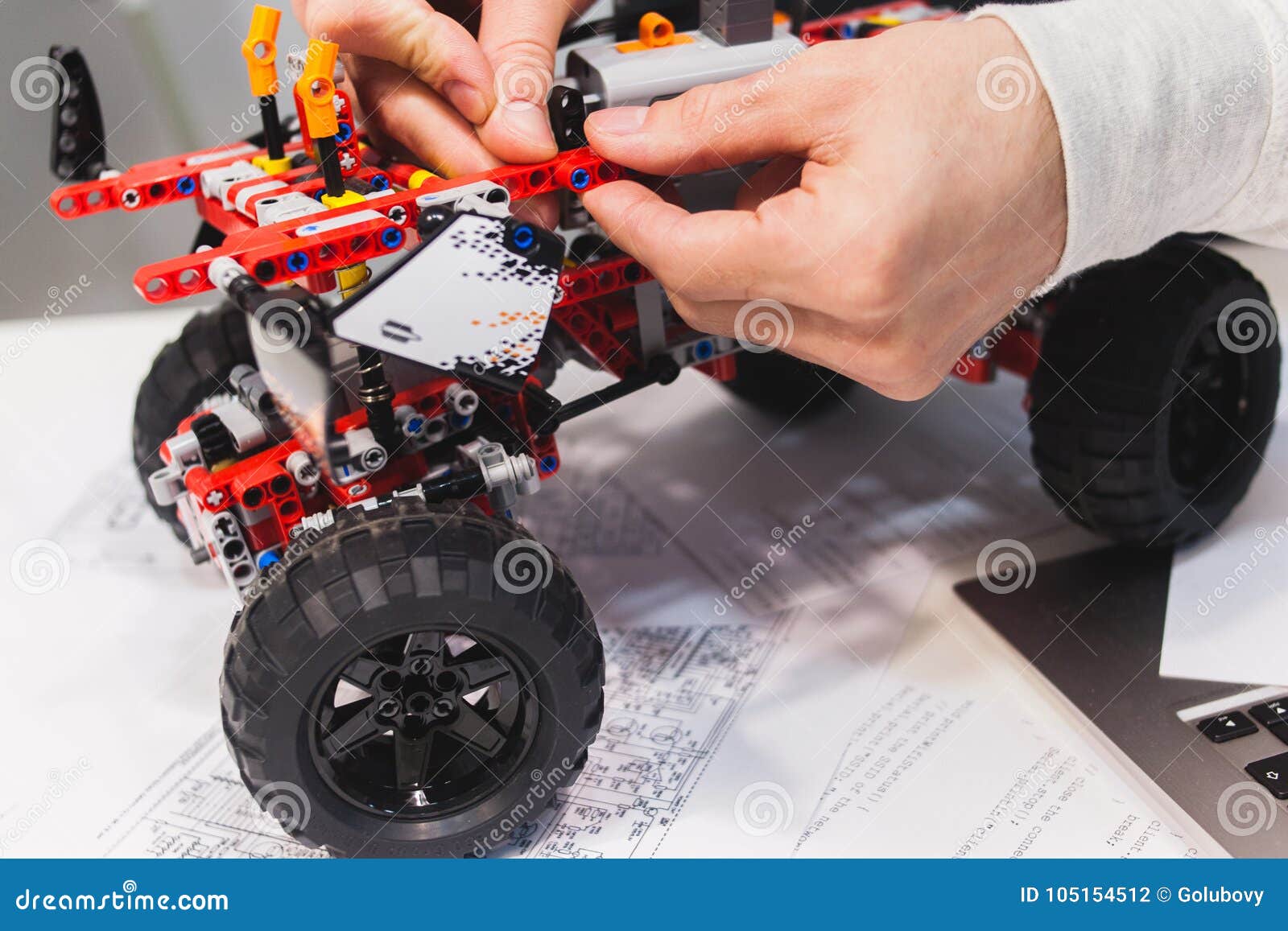 Modern Mechatronics Robotic Construstor Creation Editorial Photography ...