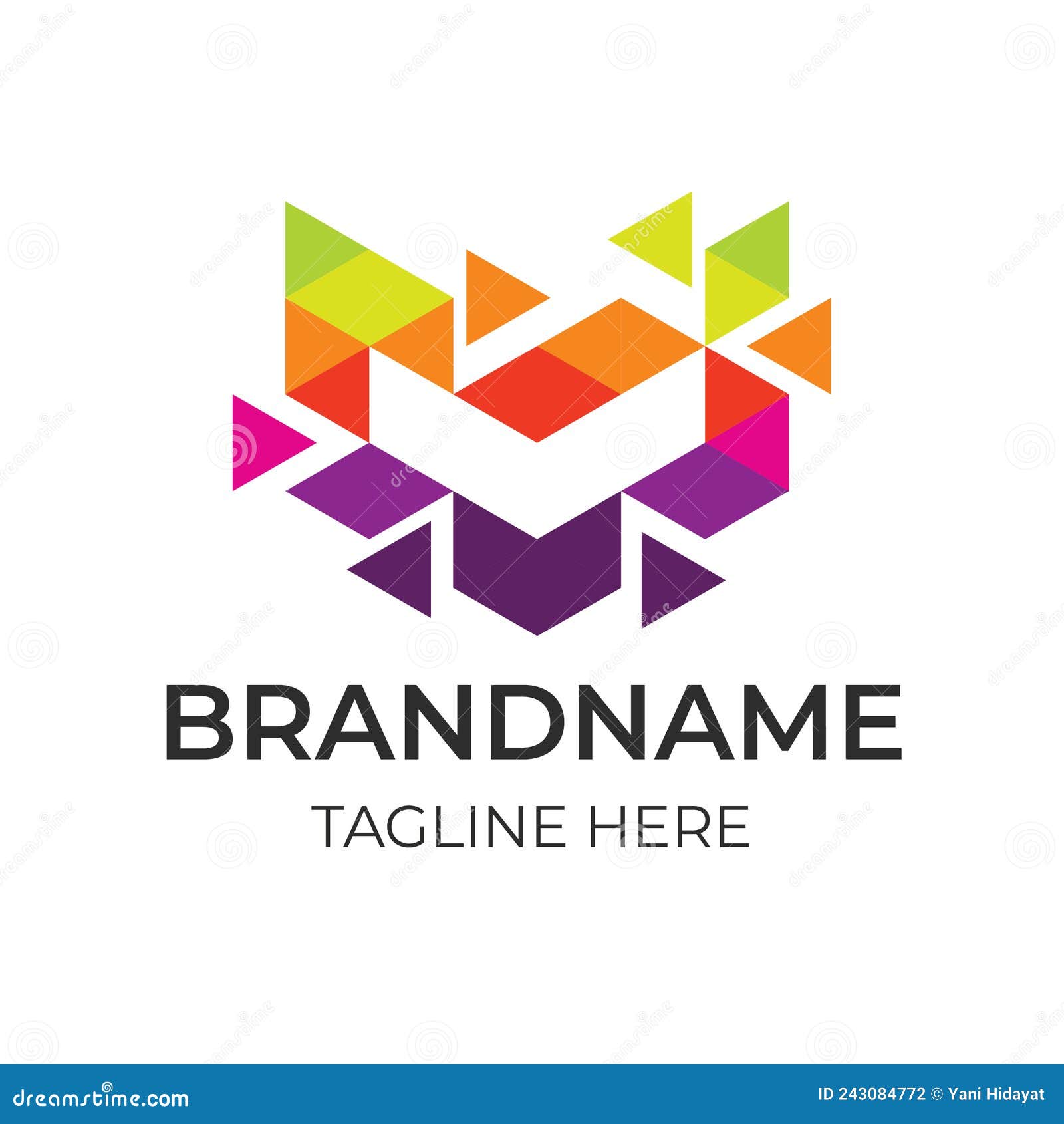 Modern Media and Entertainment Logo Icon Stock Vector - Illustration of ...