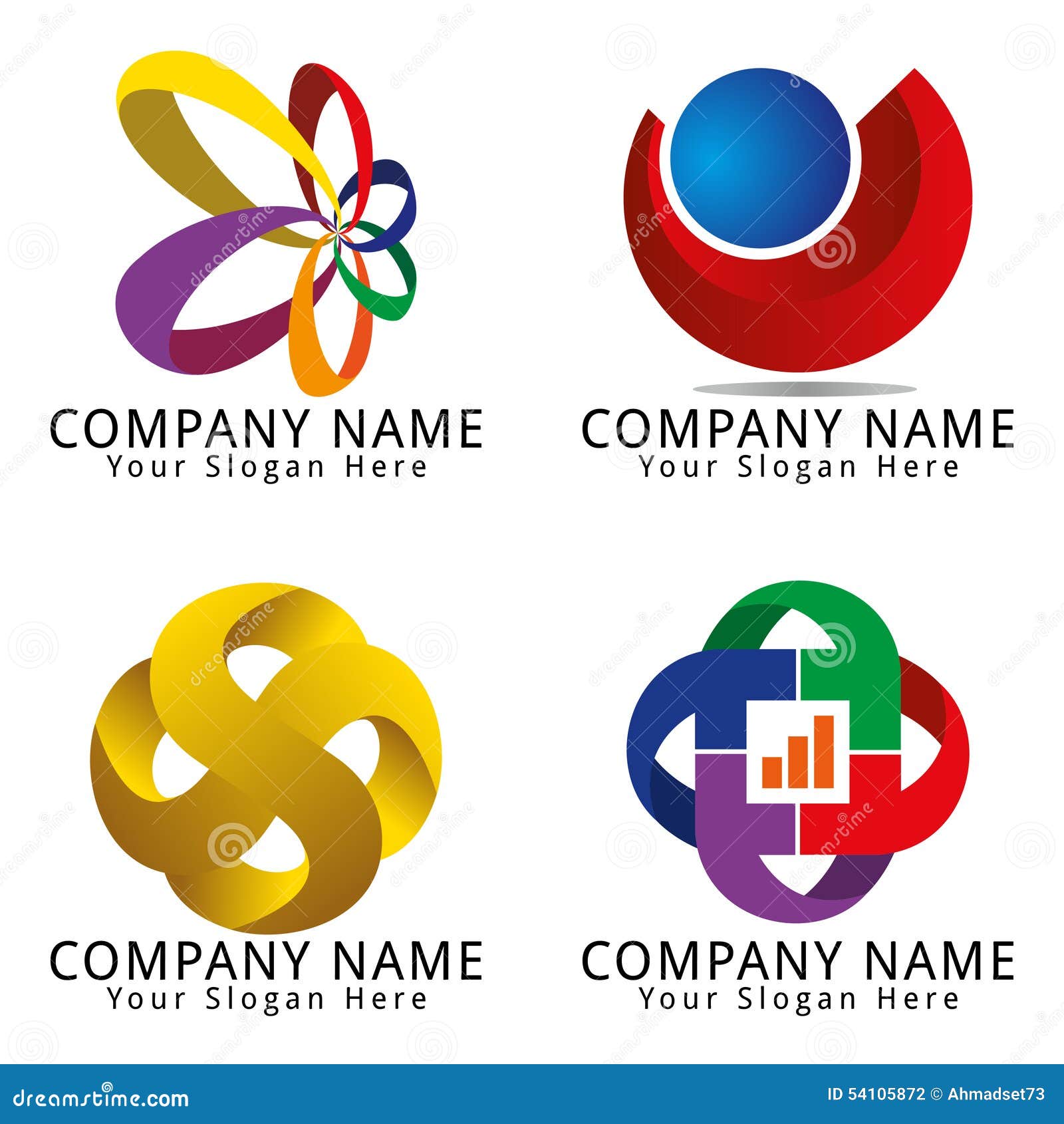 Modern Media Logo stock vector. Illustration of agent - 54105872