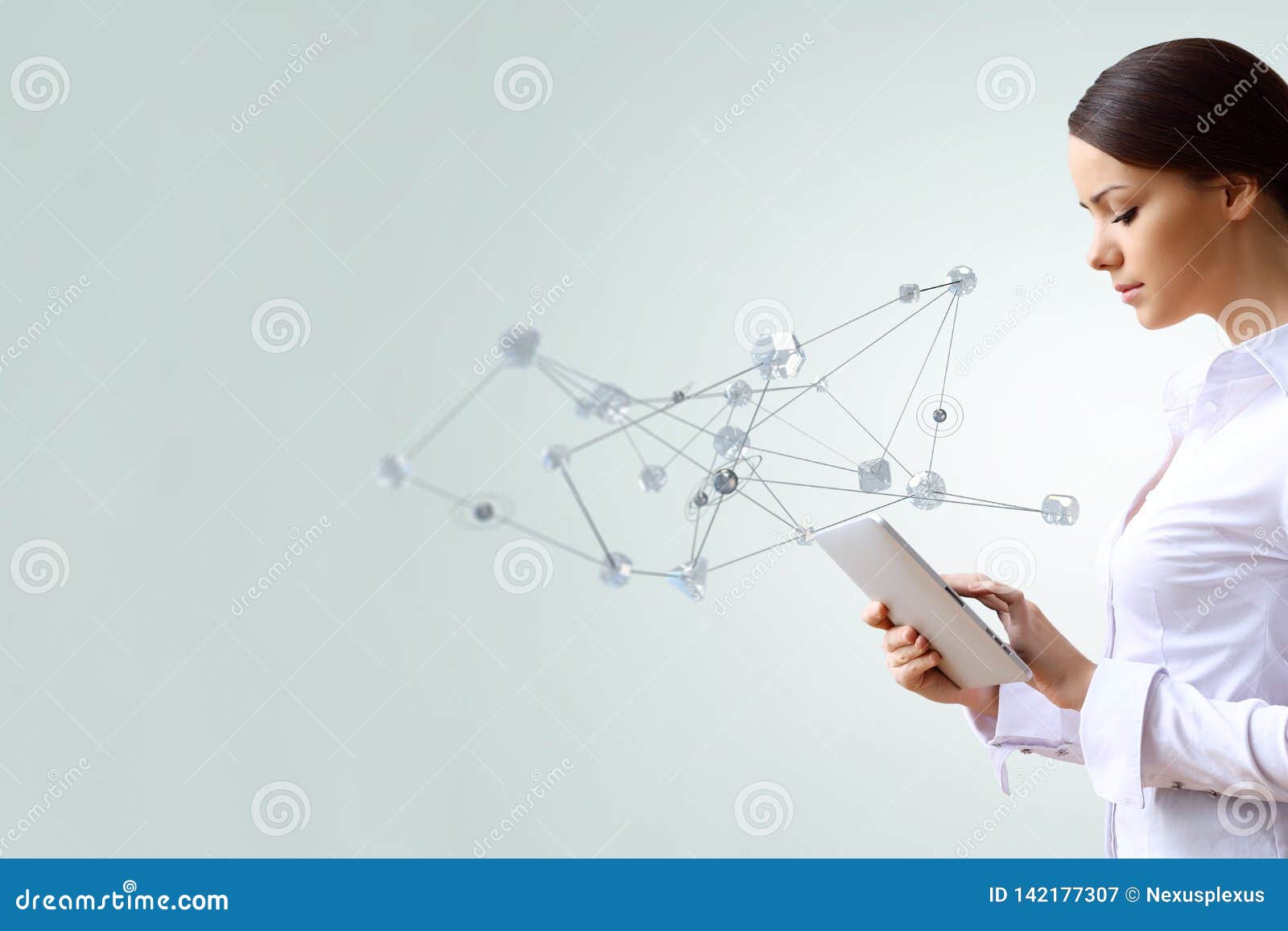 Modern Media Technologies for You Stock Image - Image of people ...