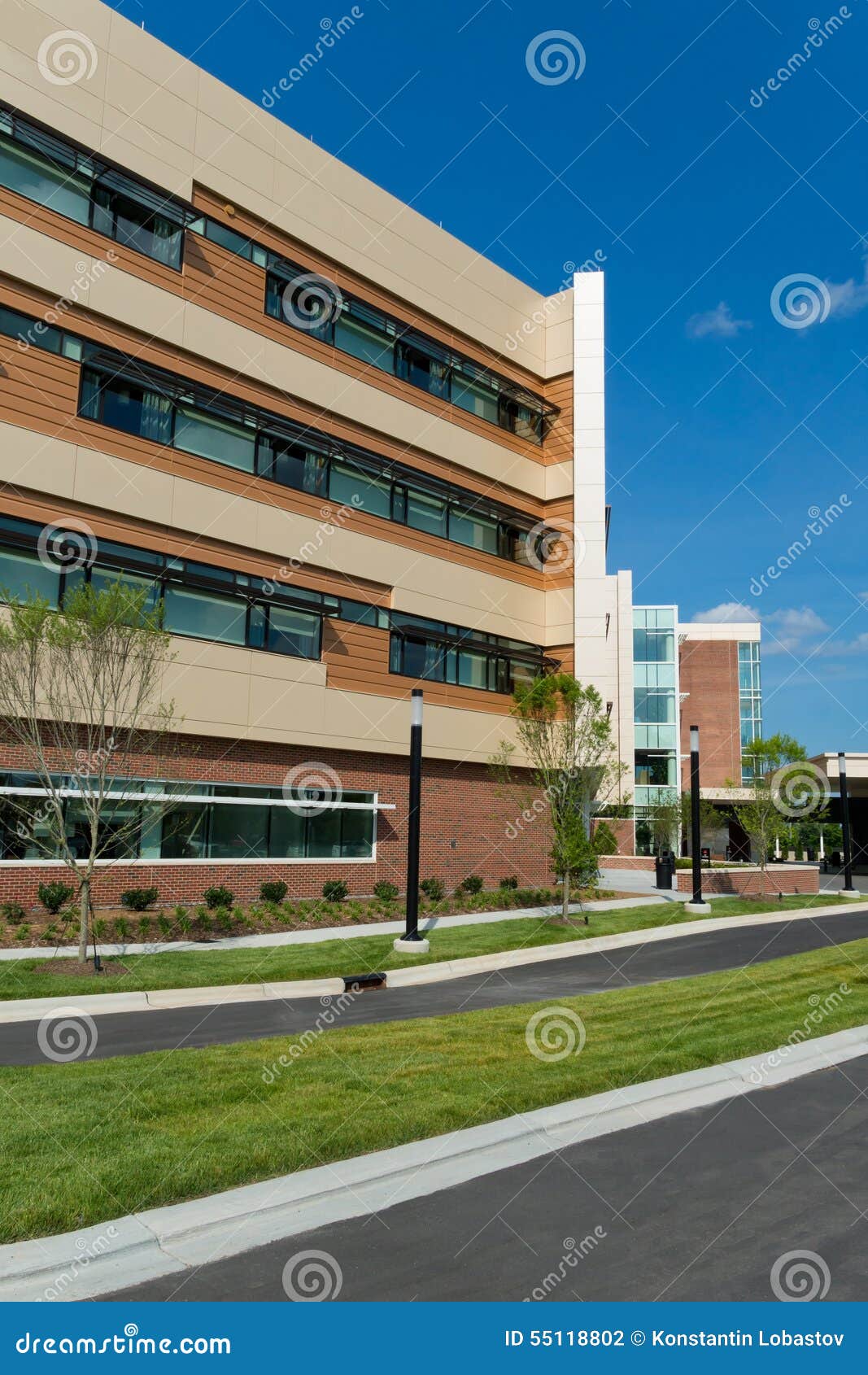 Modern Medical Center Buildings Stock Photo - Image of modern, exterior ...