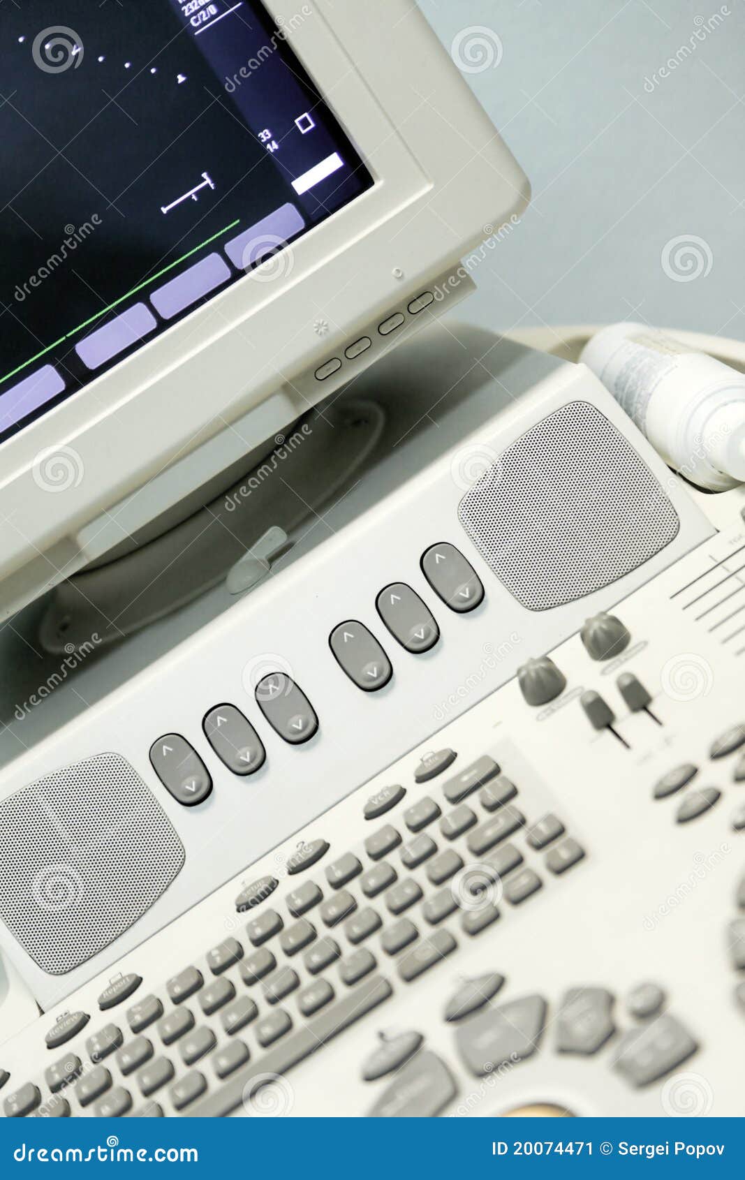 Modern medical device stock image. Image of equipment - 20074471