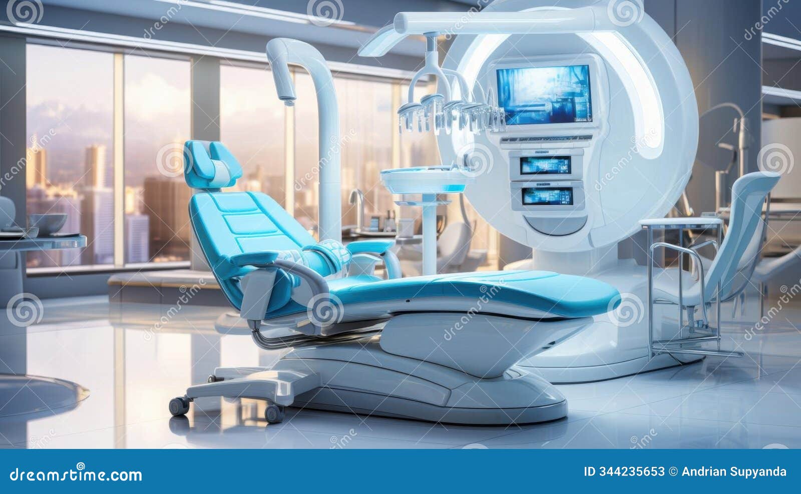 Modern Medical Examination Room with Advanced Equipment Stock ...