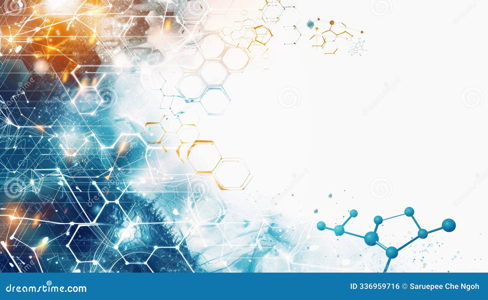 Modern Medical and Health Frame Border Background with Abstract ...