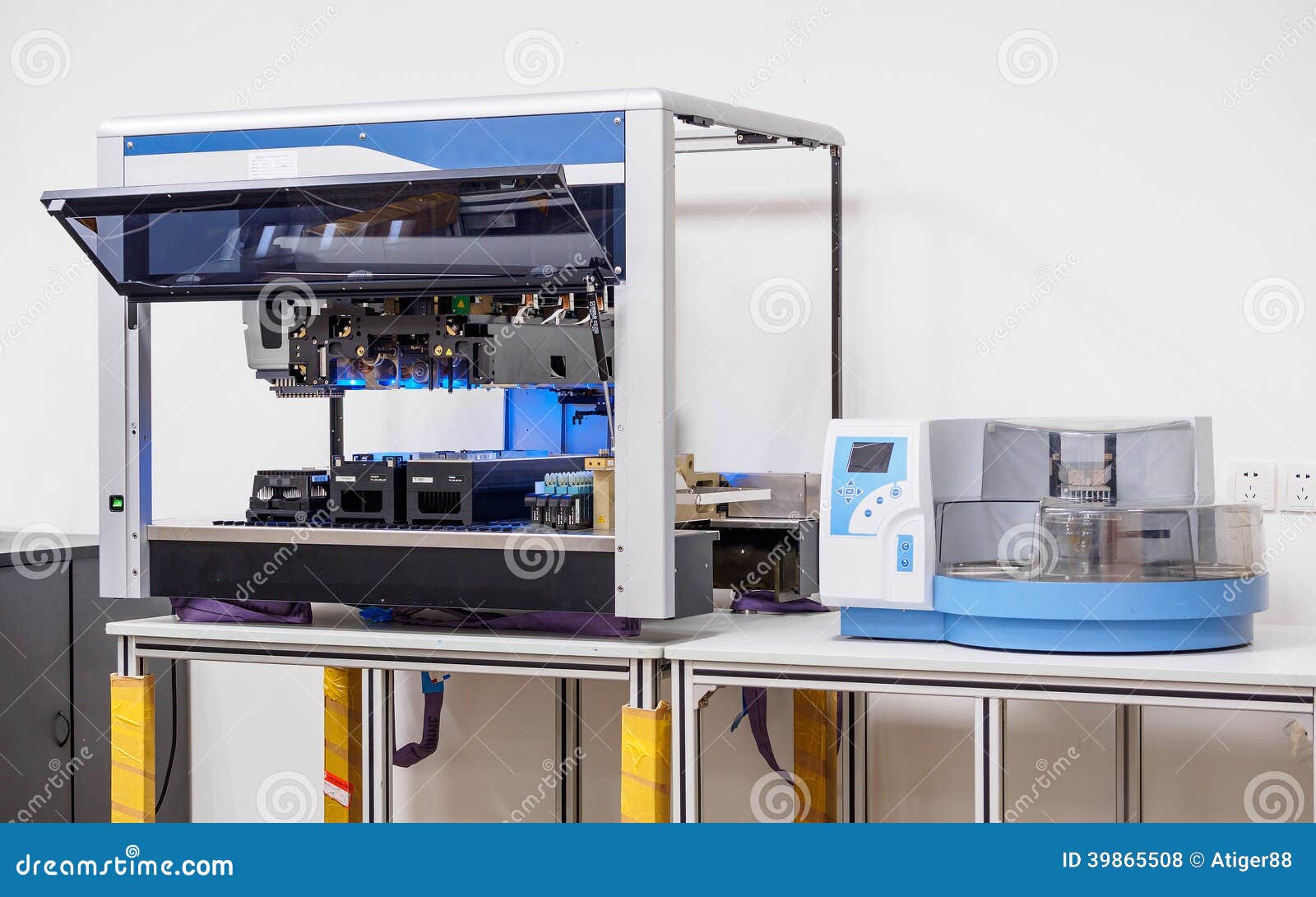 Modern Medical Instruments in Lab Stock Photo - Image of background ...