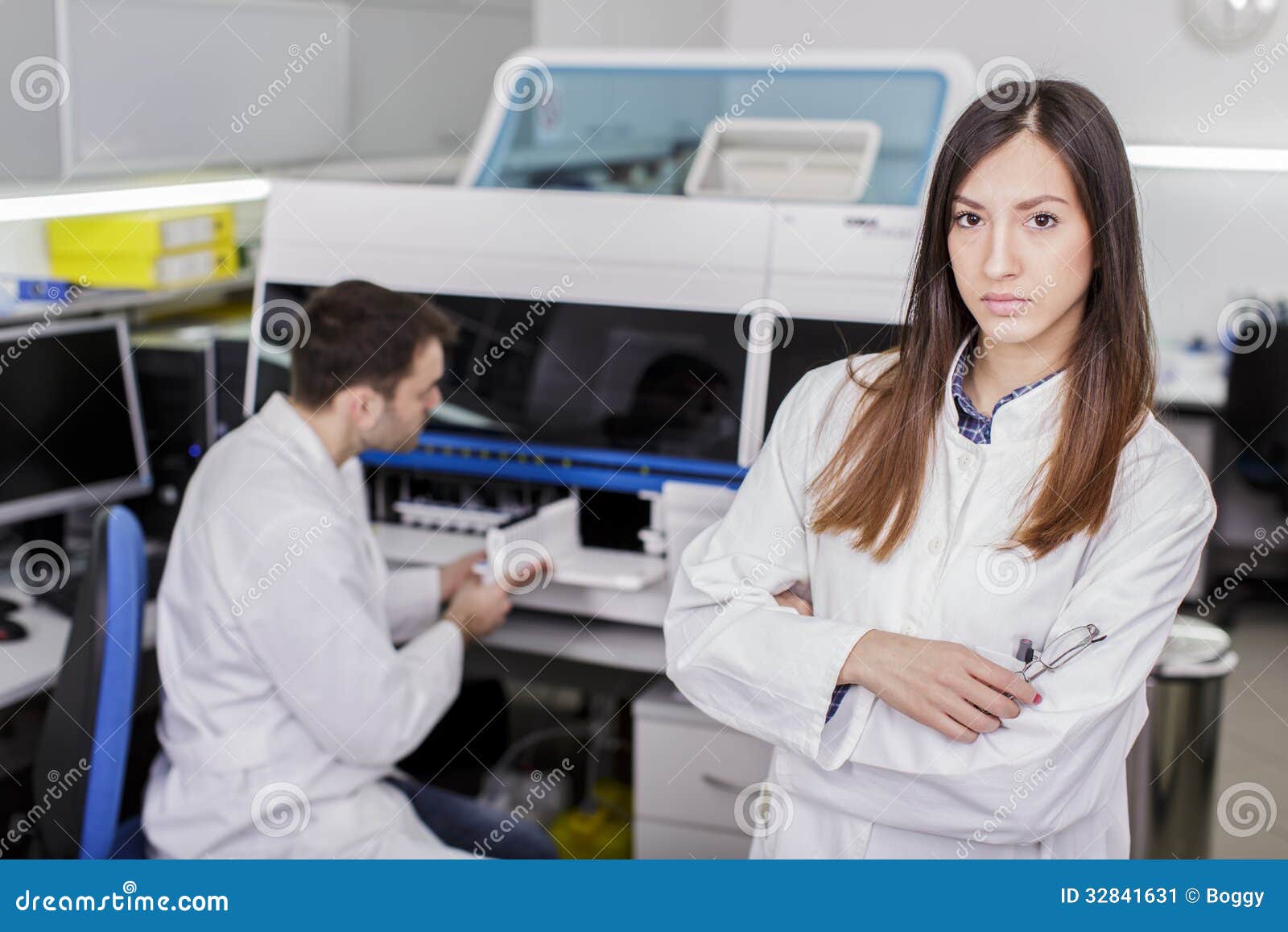 Modern medical laboratory stock image. Image of group - 32841631