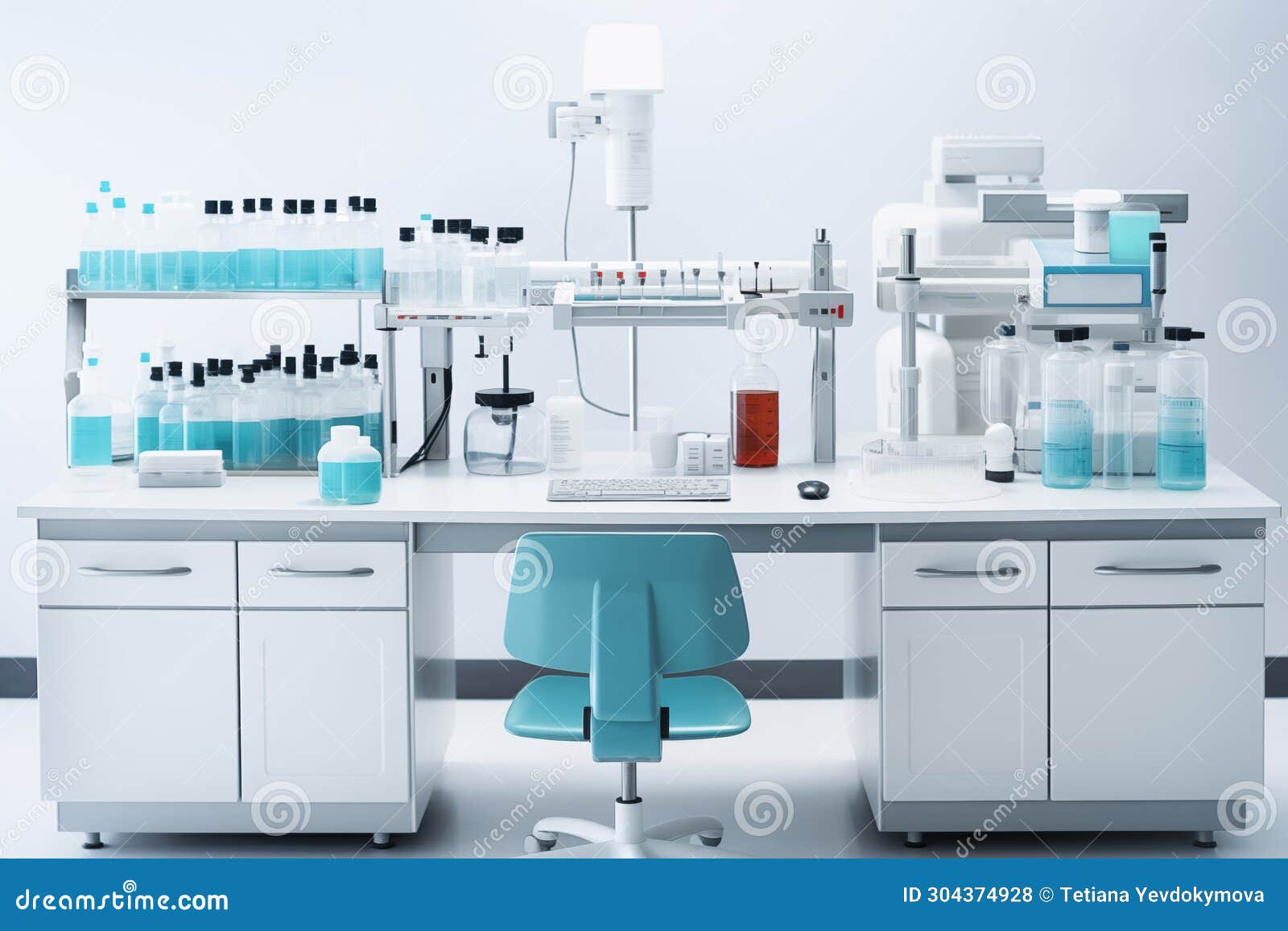 Modern Medical Laboratory with Equipment for Scientific Research and ...