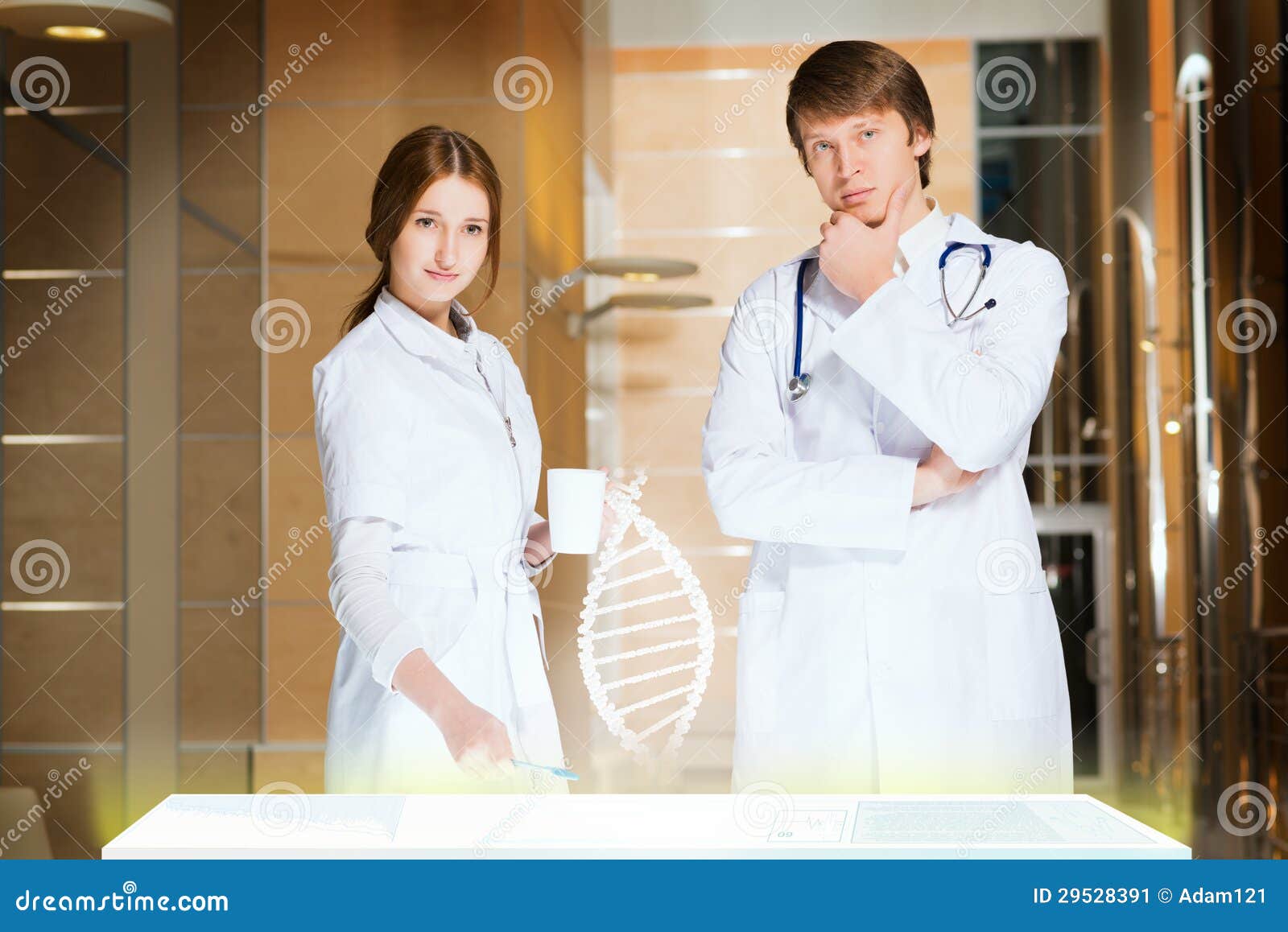 Modern medical research stock image. Image of doctor - 29528391