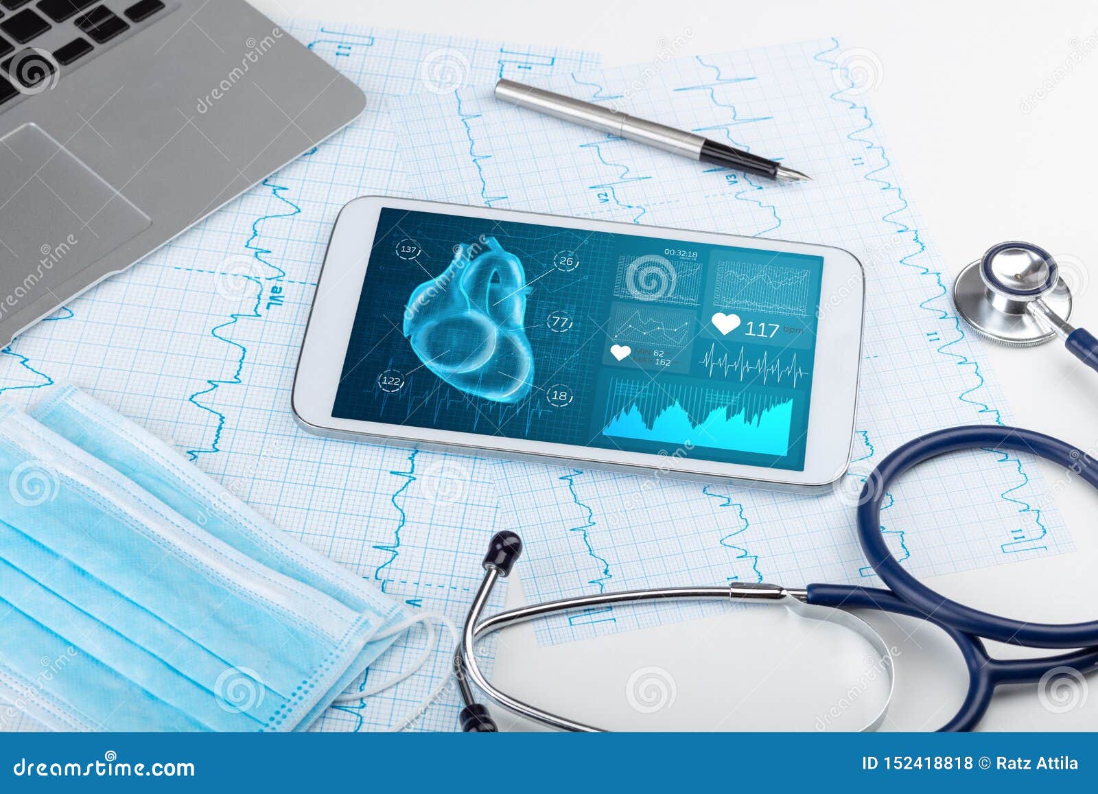 Modern Medical Technology Concept Stock Photo - Image of keyboard ...