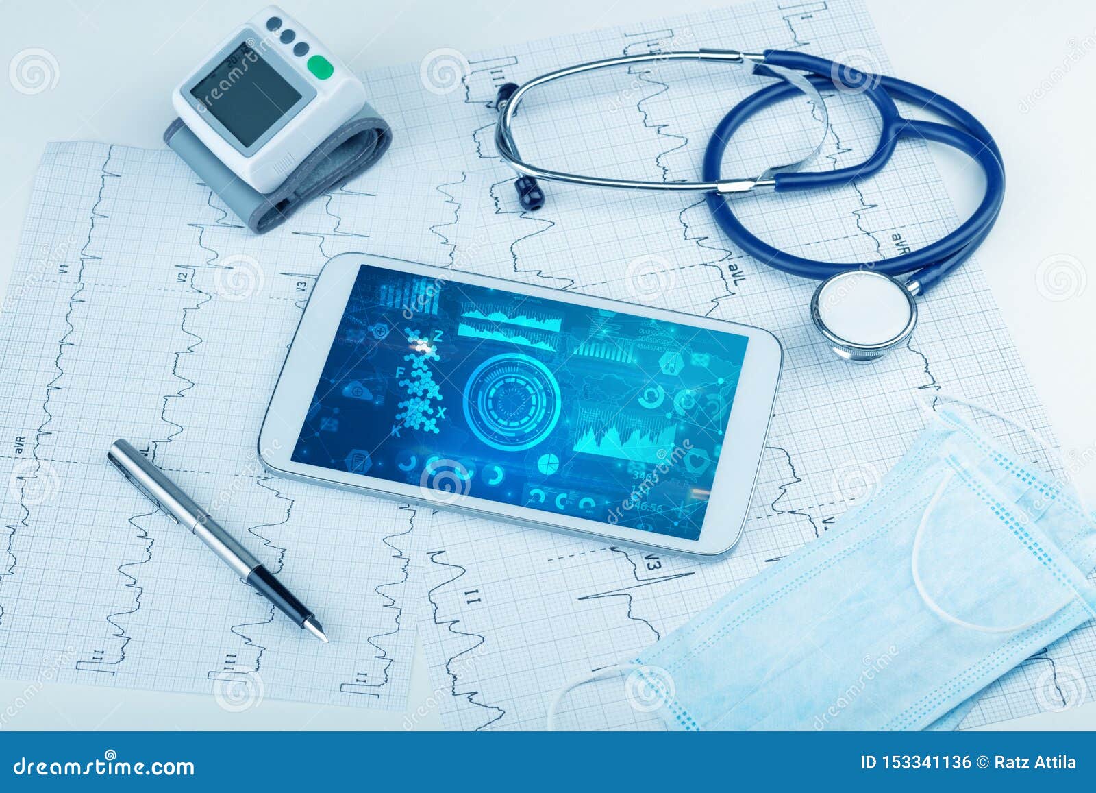 Modern Medical Technology System and Devices Stock Photo - Image of ...