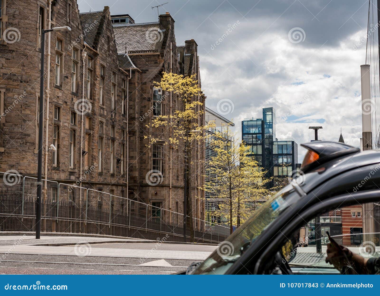 Modern and Medieval Architecture in Edinburgh Editorial Stock Photo ...