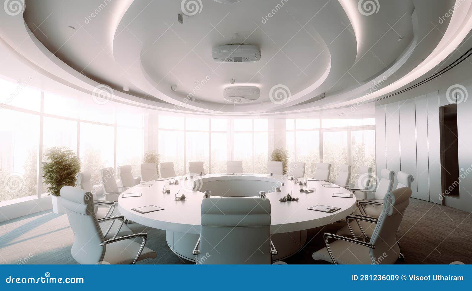 Modern Meeting Room, Conference Area in Modern Office Building Stock ...