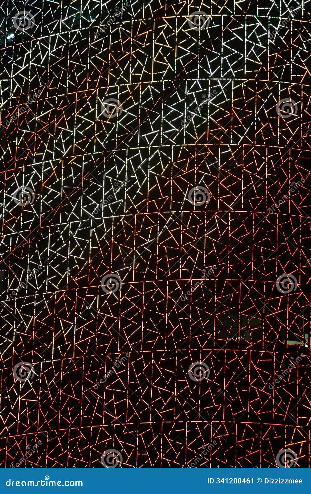 Modern Meta Facade L of the Building Stock Illustration - Illustration ...