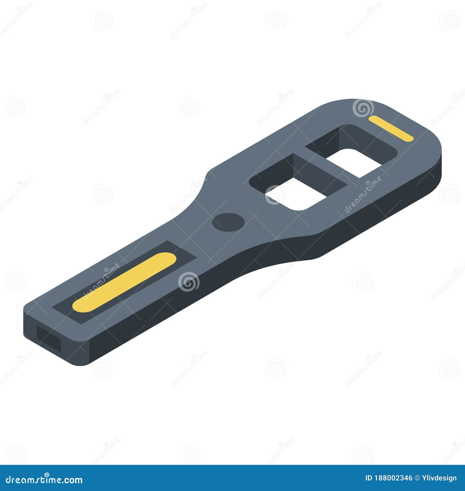 Modern Metal Detector Icon, Isometric Style Stock Vector - Illustration ...