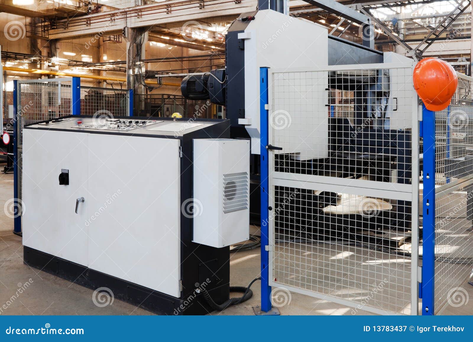 Modern metal machines stock image. Image of industrial - 13783437