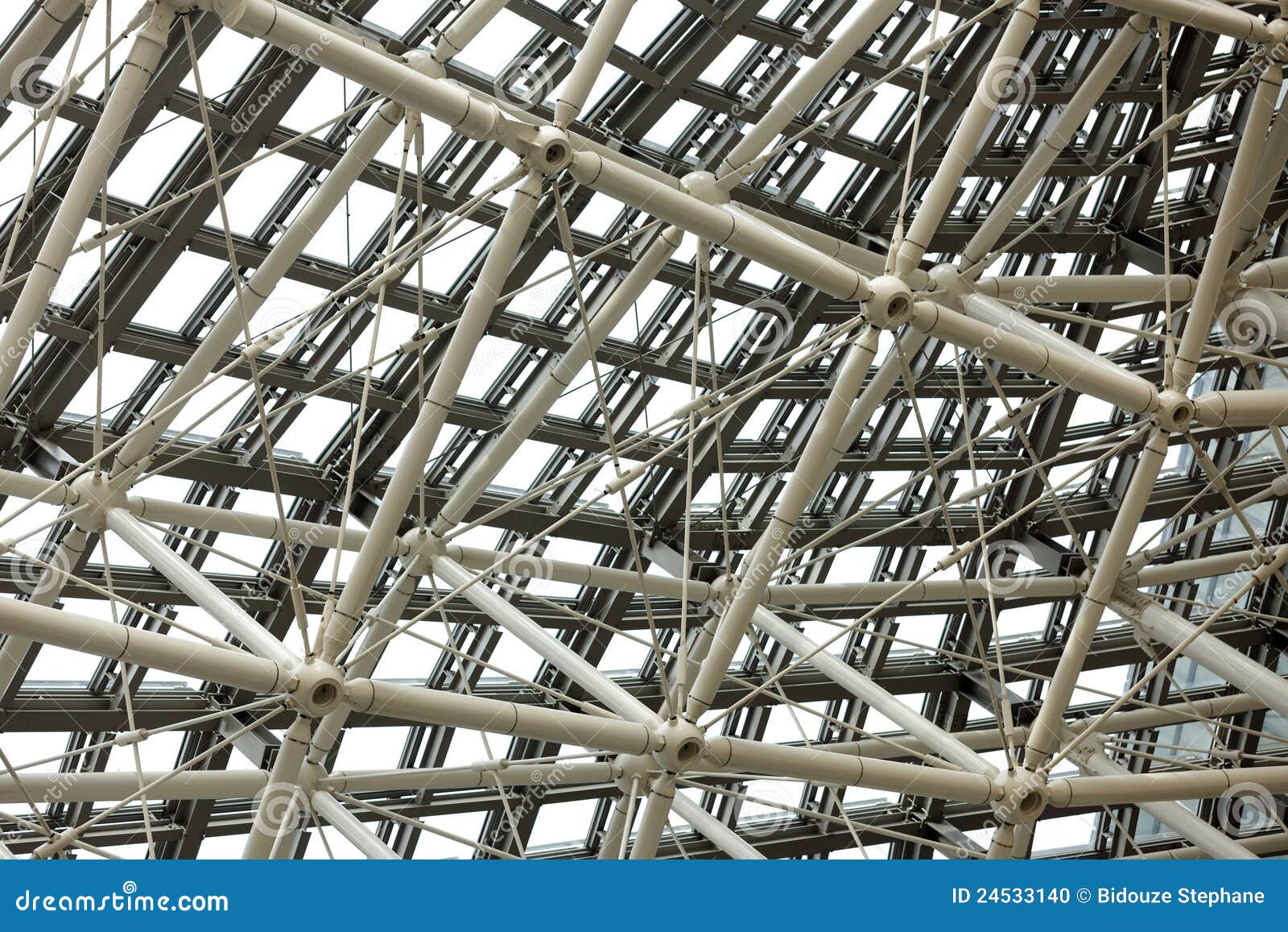 Modern metal structure stock photo. Image of construction - 24533140