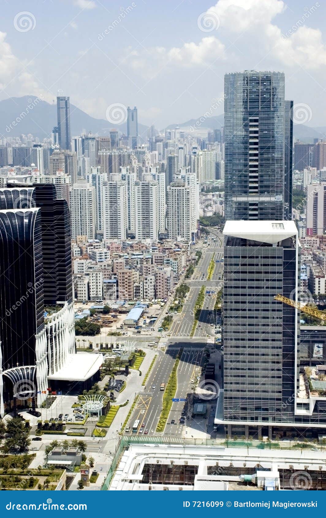 Modern Metropolis Cityscape Stock Image - Image of panorama, buildings ...