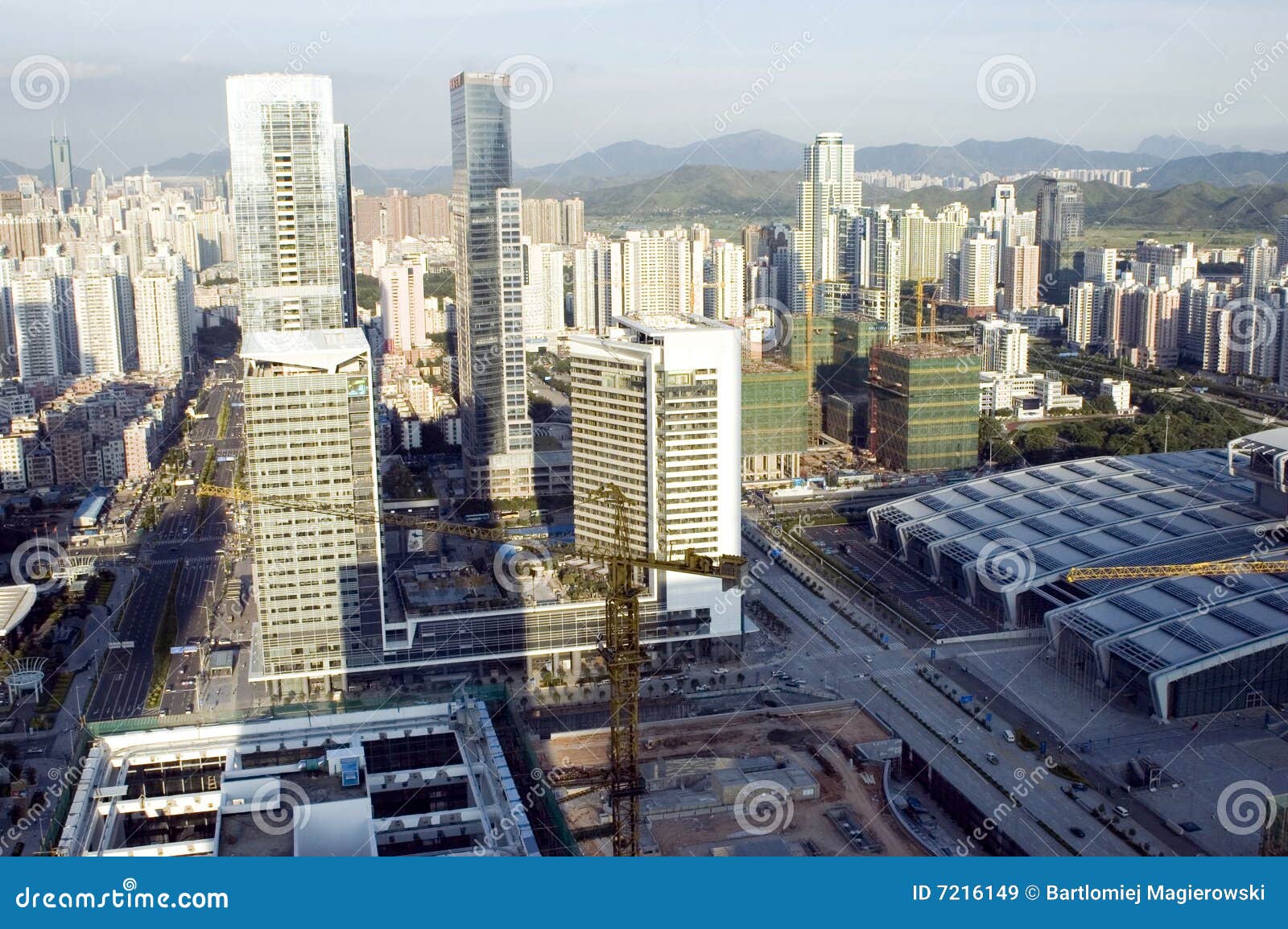 Modern Metropolis Cityscape Stock Image - Image of china, shenzhen: 7216149