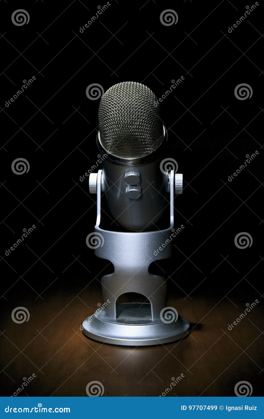 Modern microphone close up stock image. Image of festival - 97707499