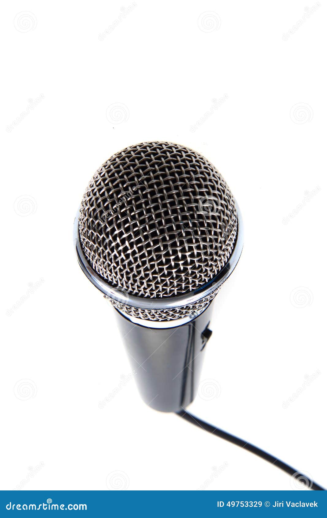 Modern microphone stock image. Image of vintage, broadcast - 49753329