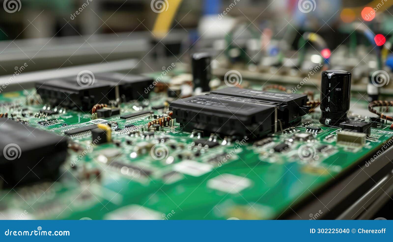 Modern Microprocessor Industry Stock Illustration - Illustration of ...