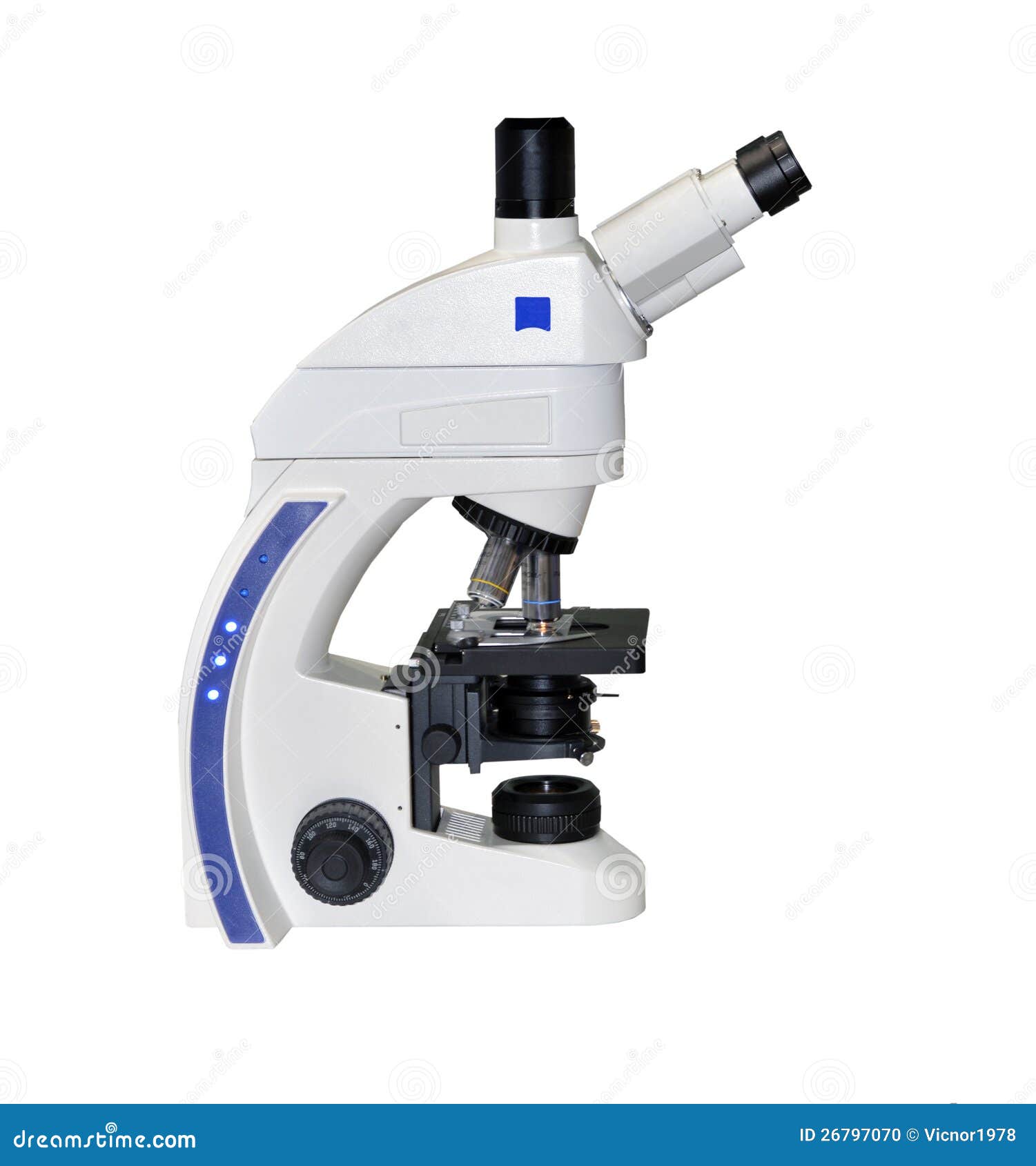 Modern microscope stock photo. Image of hospital, engineering - 26797070