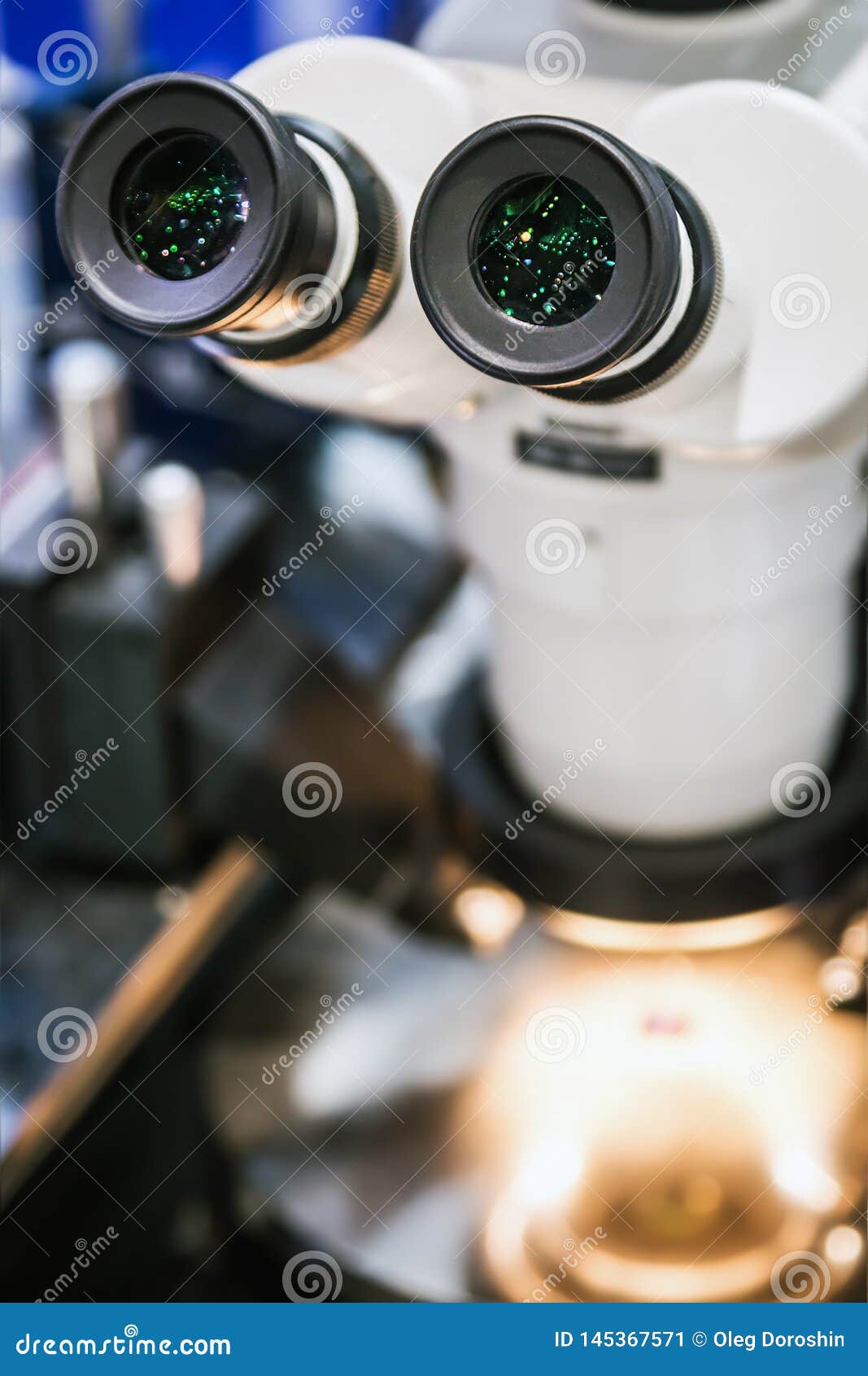 Modern Microscopes are Designed To Obtain Enlarged Images Stock Image ...