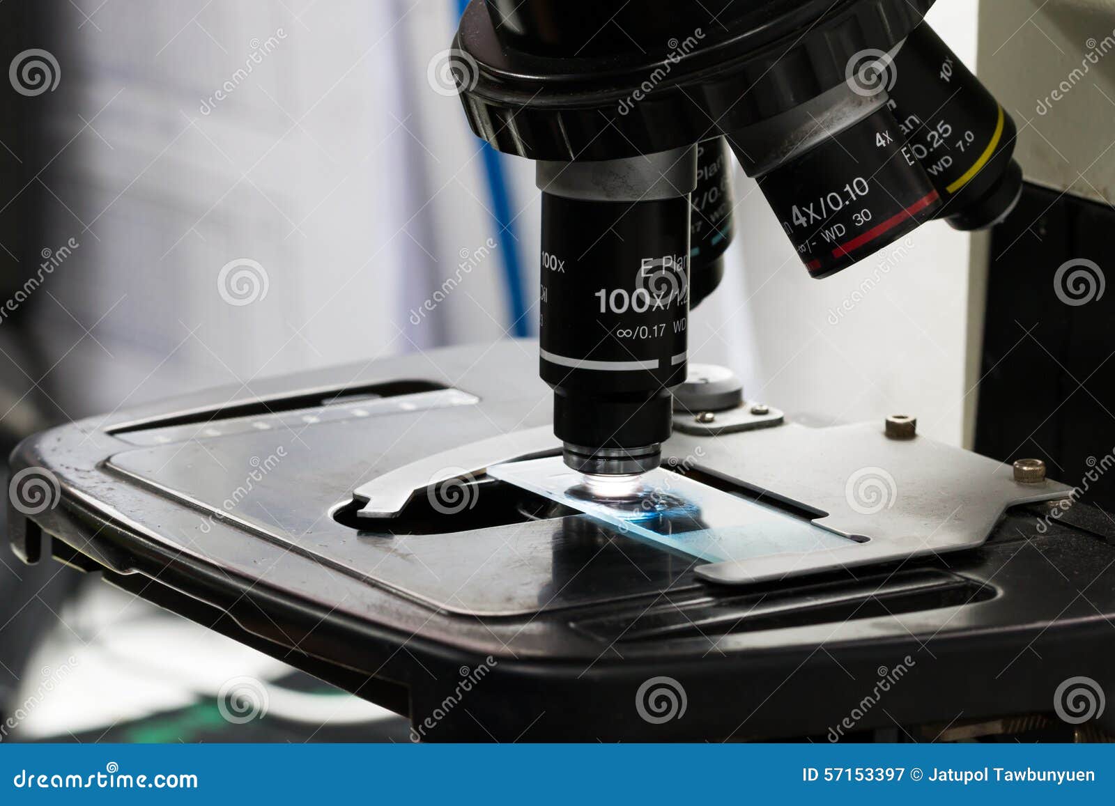 Modern Microscopes in a Lab Stock Image - Image of health ...