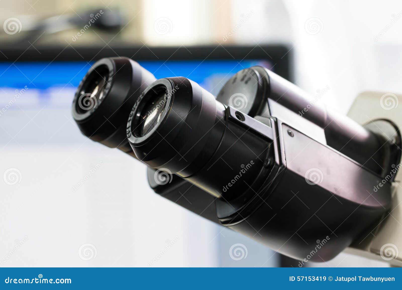 Modern Microscopes in a Lab Stock Image - Image of lens, infection ...