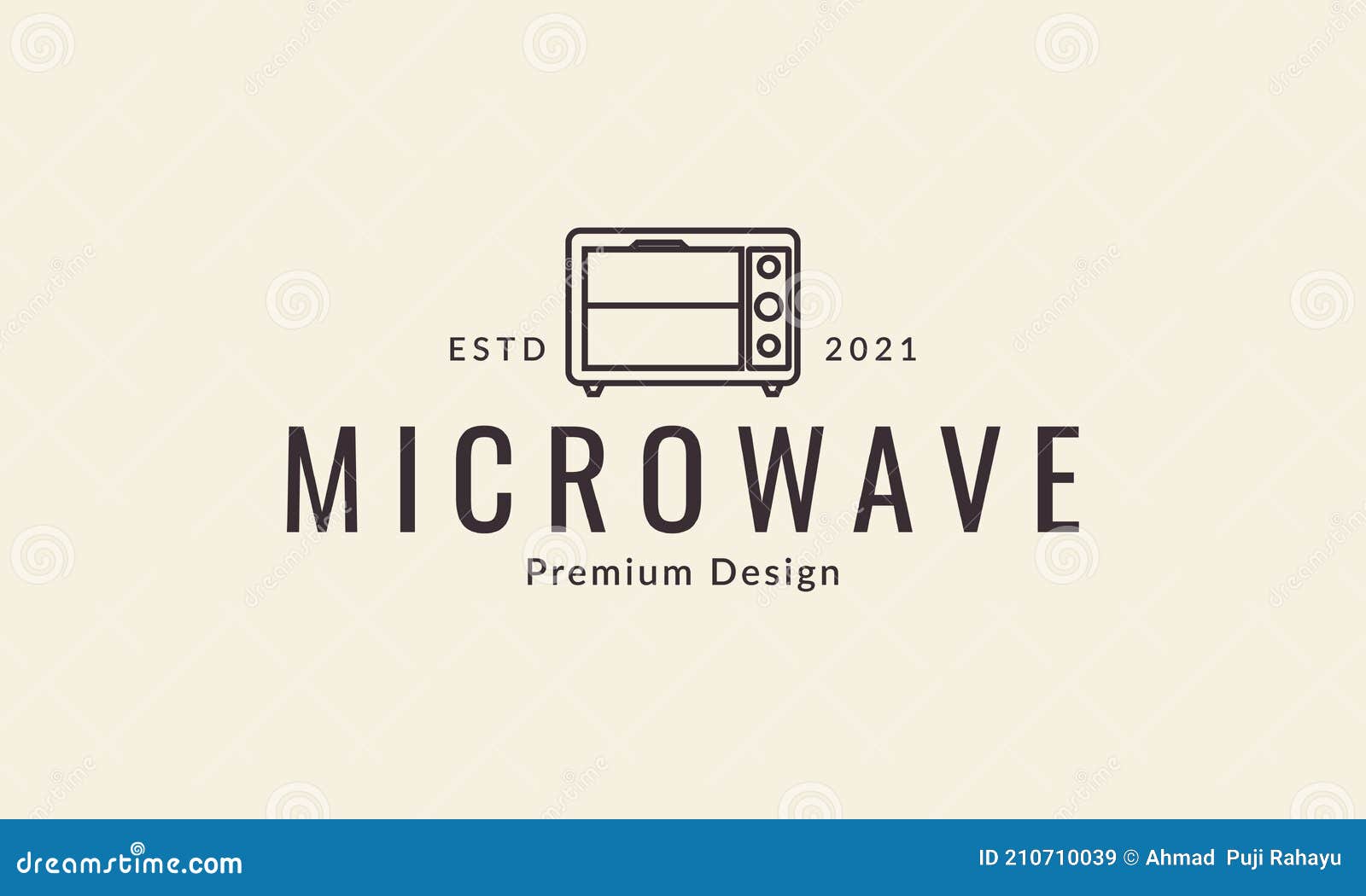 Modern Microwave Lines Logo Design Vector Icon Symbol Illustration ...